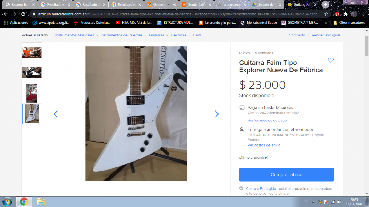 Guitarras faim actualidad (2020) - Guitarras - Musiquiatra