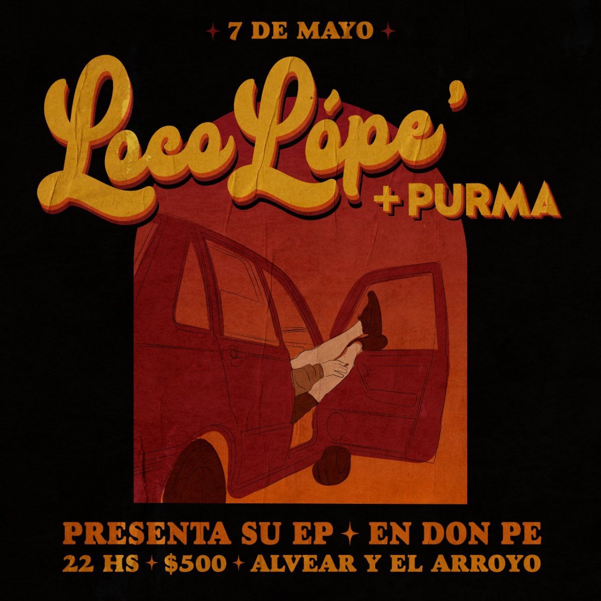Purma en vivo - 7 de mayo en Pergamino junto a Loco Lope' - Música de ...