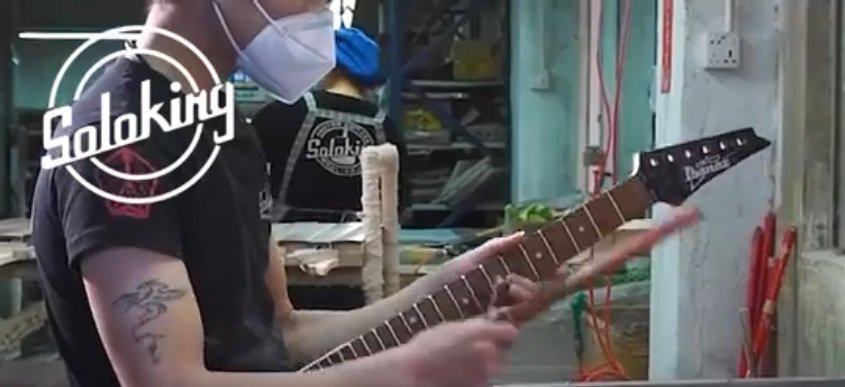 Grato descubrimiento en Chile: Soloking Guitars - Charlando con APS - Musiquiatra