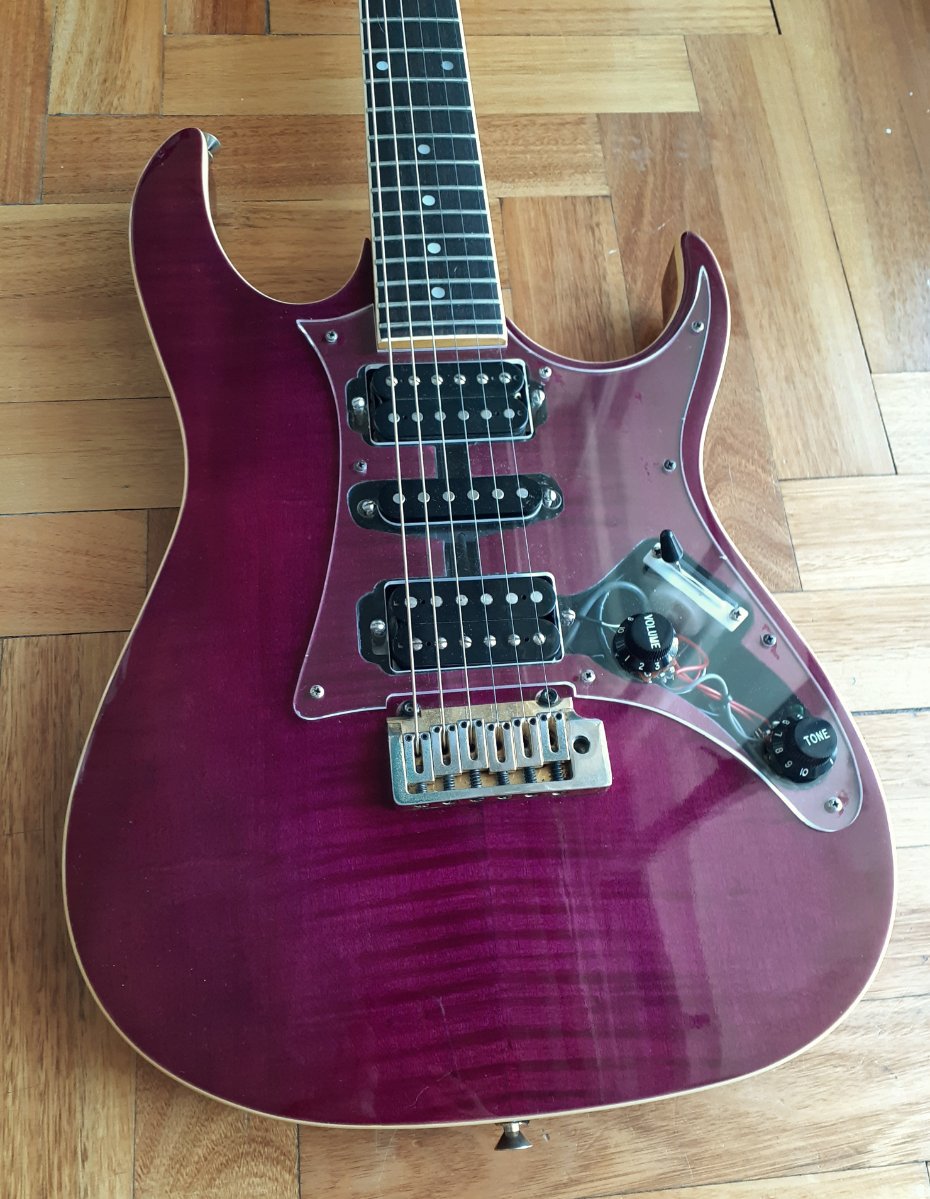 Pickguard transparente. - Guitarras - Musiquiatra