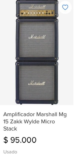 Marshalls mini stack - Amplis y Efectos de Guitarra - Musiquiatra