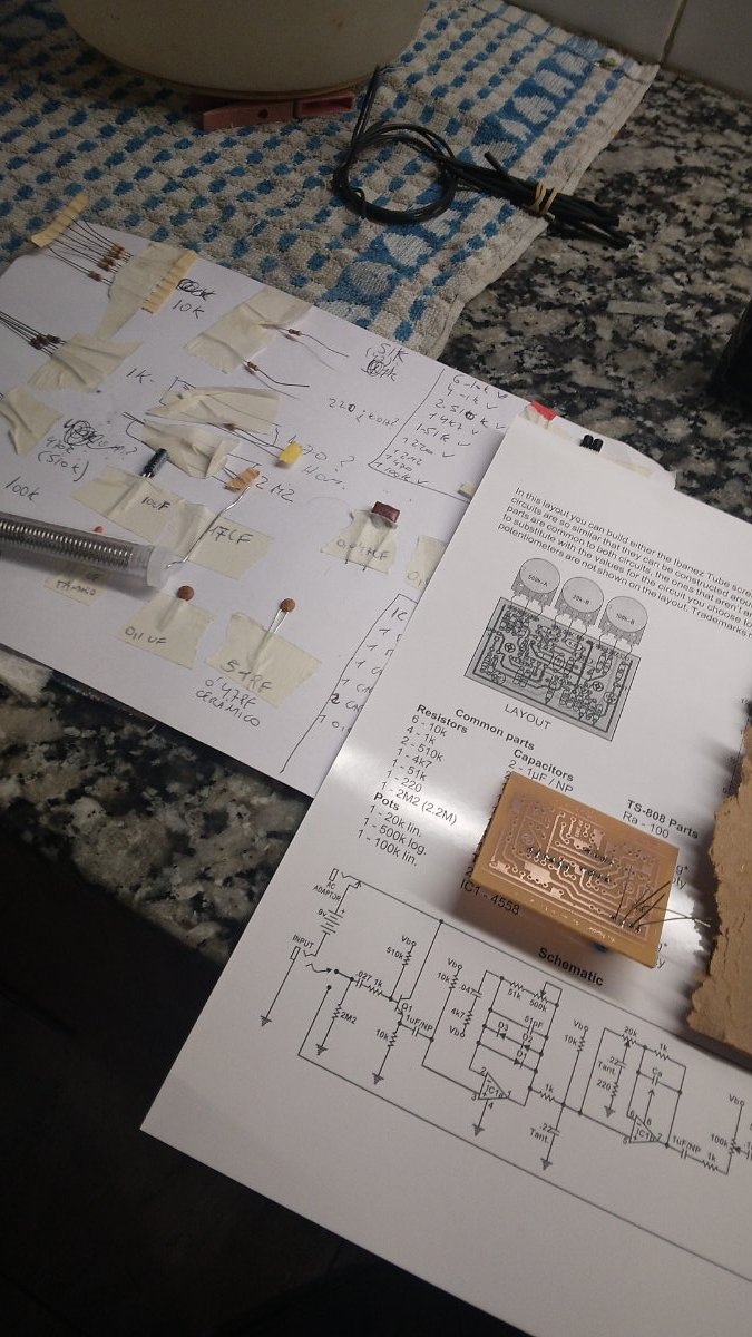 Ts9 diy tonepad - consulta sobre componentes - Construcción y ...