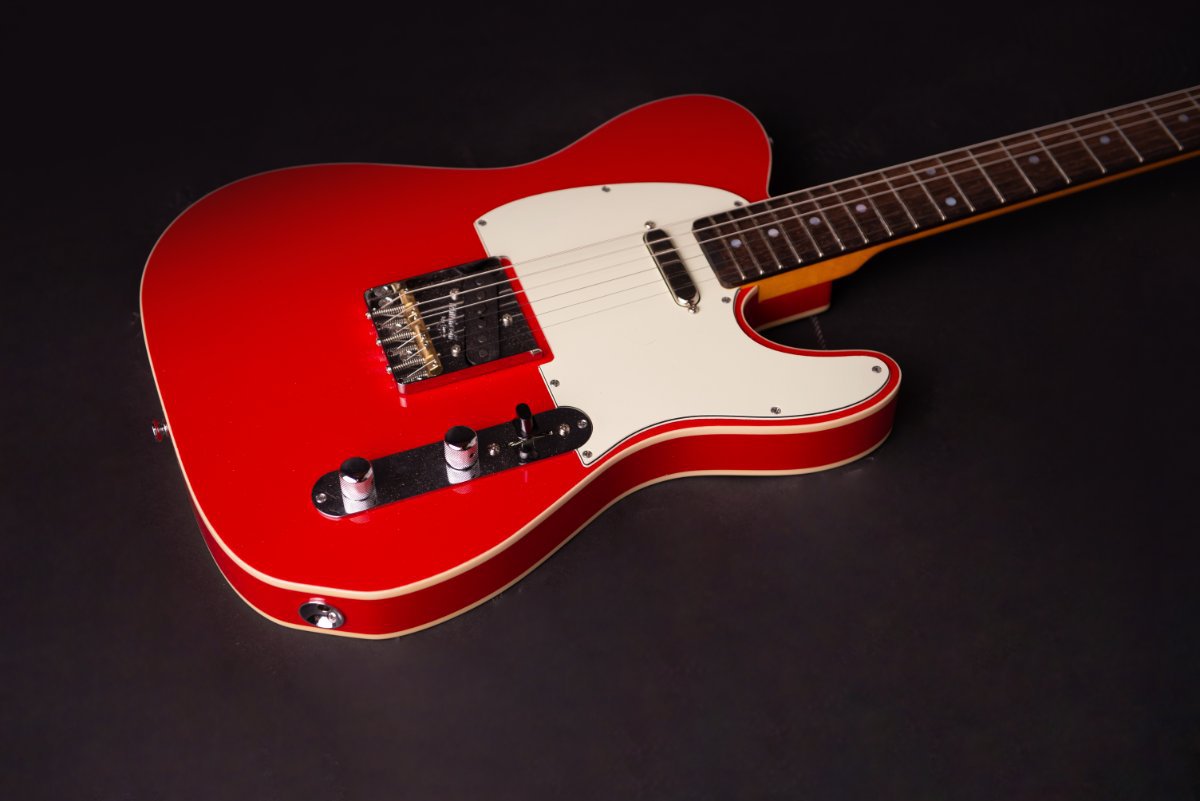 Telecaster Custom fiesta red - Bustos Custom Guitars - Musiquiatra