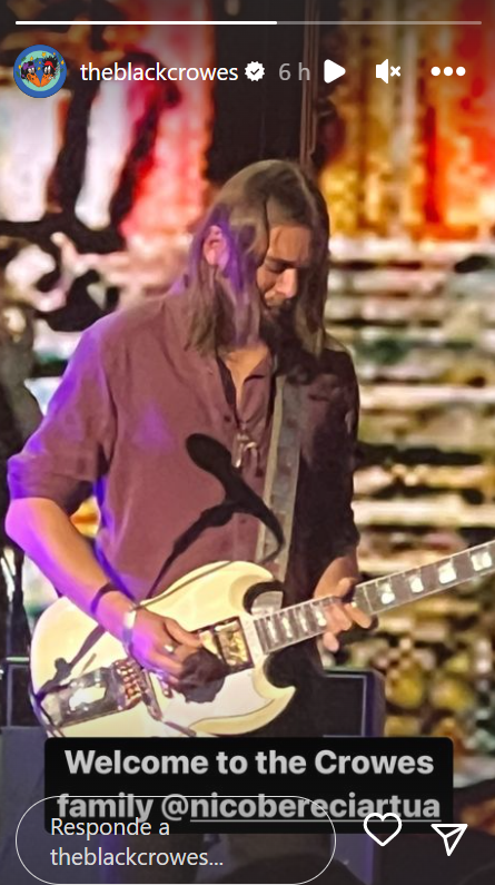 Nico Bereciartúa, nuevo guitarrista de The Black Crowes - Bandas y Discos - Musiquiatra