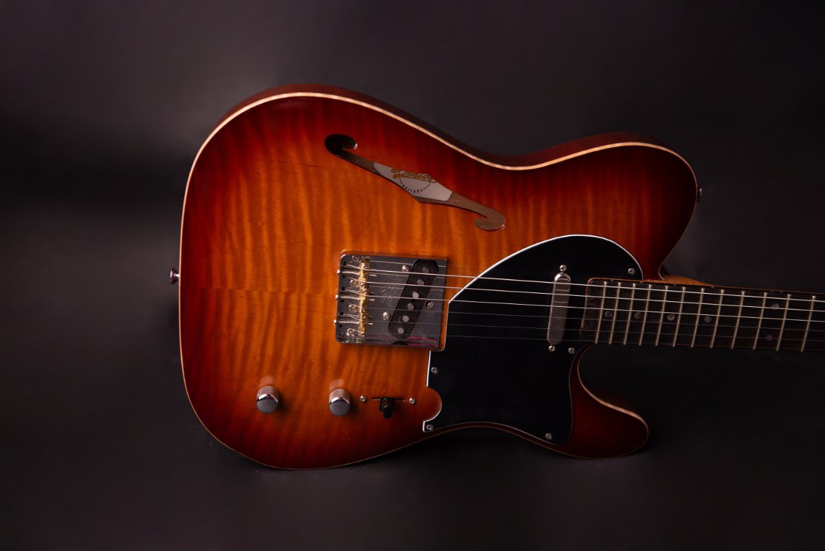 Telecaster Thinline - Bustos Custom Guitars - Musiquiatra