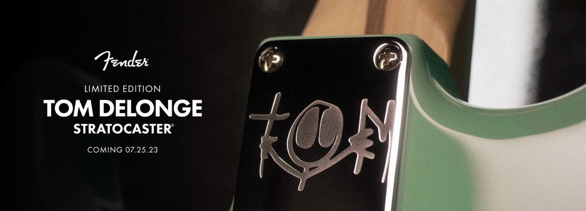 Vuelve la Fender Tom Delonge Stratocaster - Guitarras - Musiquiatra