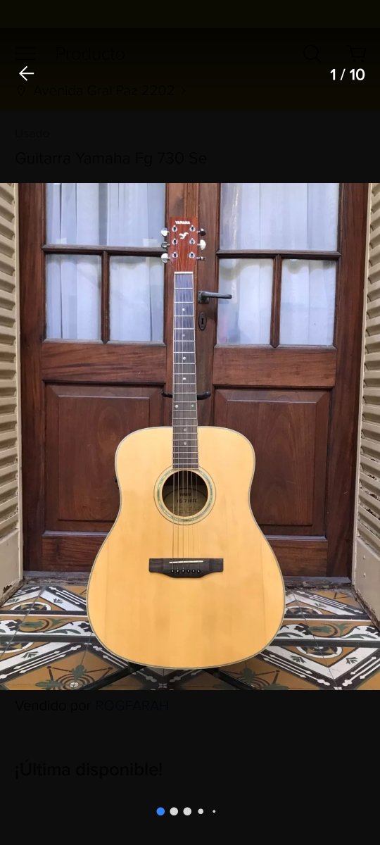 Es una Yamaha fg 730 se? - Guitarras - Musiquiatra
