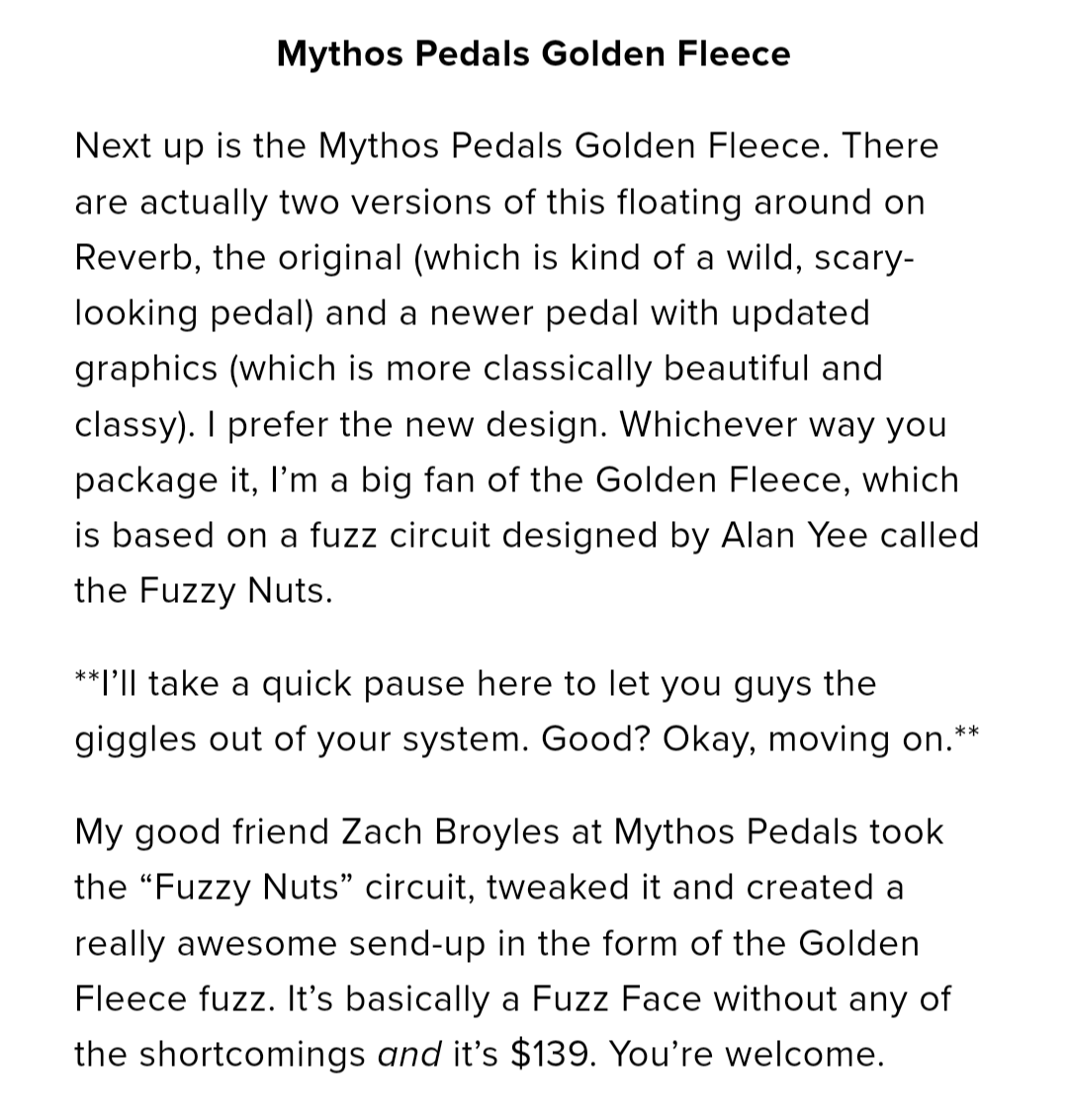 Fuzz Mythos Golden Fleece - Layout? - Construcción y Reparación de ...